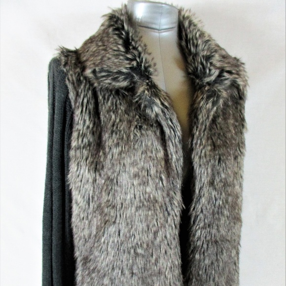 Joseph | Jackets & Coats | Joseph A Womens Medium Faux Fur Open Jacket ...